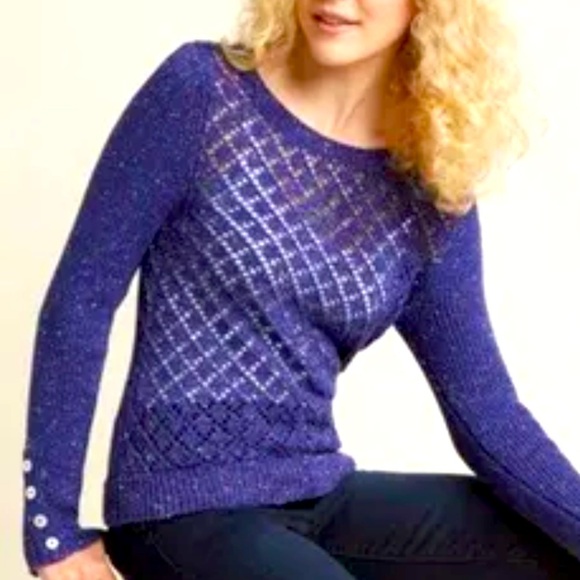 Modcloth | Sweaters | Modcloth Impromptu Photoshoot Sheer Open Knit ...